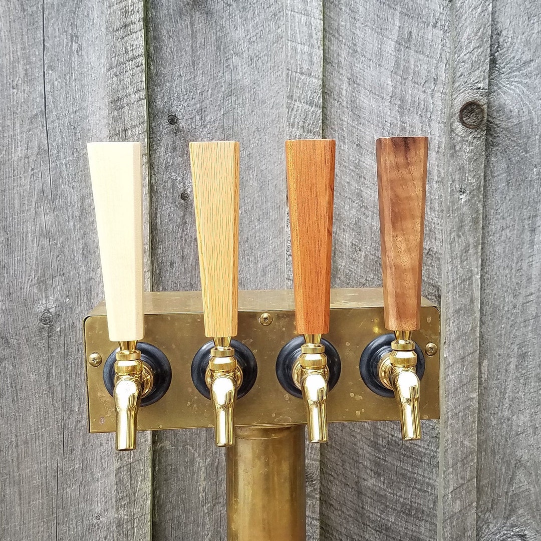 Modern Hardwood Beer Tap Handle - Etsy