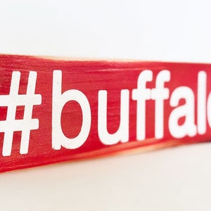 Rustic #buffalo Wooden Sign - Etsy