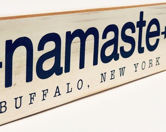 I Love My City Buffalo NY Wooden Sign | Etsy