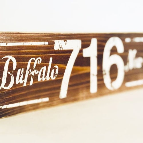 Allen St Buffalo NY Wooden Sign - Etsy