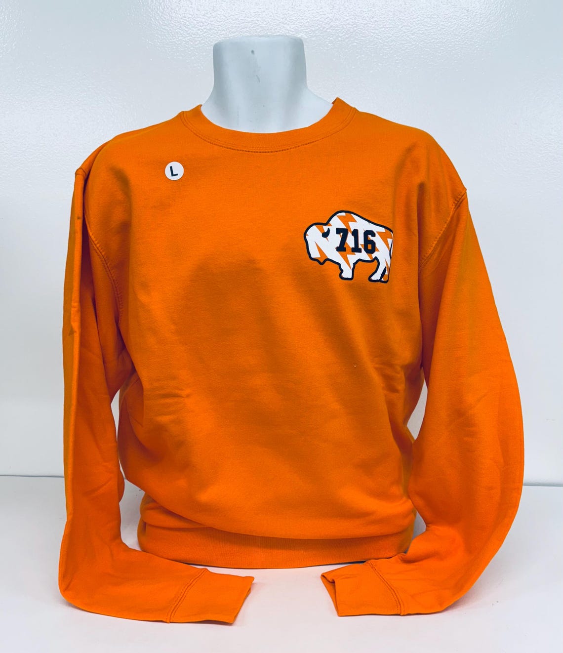 Buffalo LAX Art Collage Adult CREWNECK | Screen Printed | Premium ...