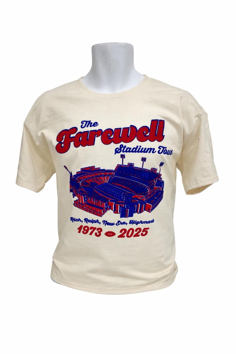 Farewell Stadium Tour Unisex T-shirt | Natural | Football Tee | Graphic ...