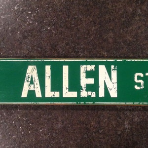 Allen St Buffalo NY Wooden Sign - Etsy