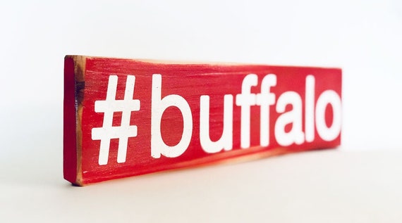 Rustic buffalo Wooden Sign | Etsy