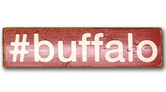 Rustic buffalo Wooden Sign - Etsy