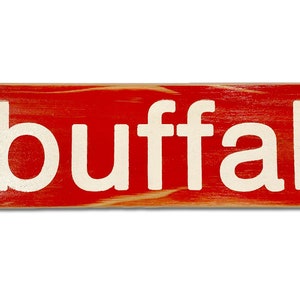 Rustic #buffalo Wooden Sign - Etsy