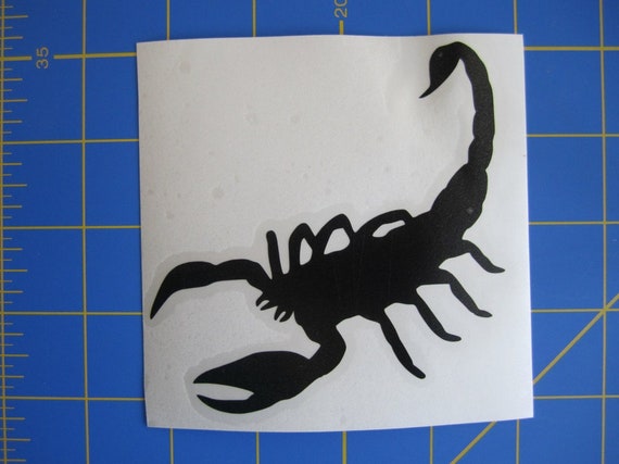 Scorpion Decal Sticker 4x4 Any Color | Etsy