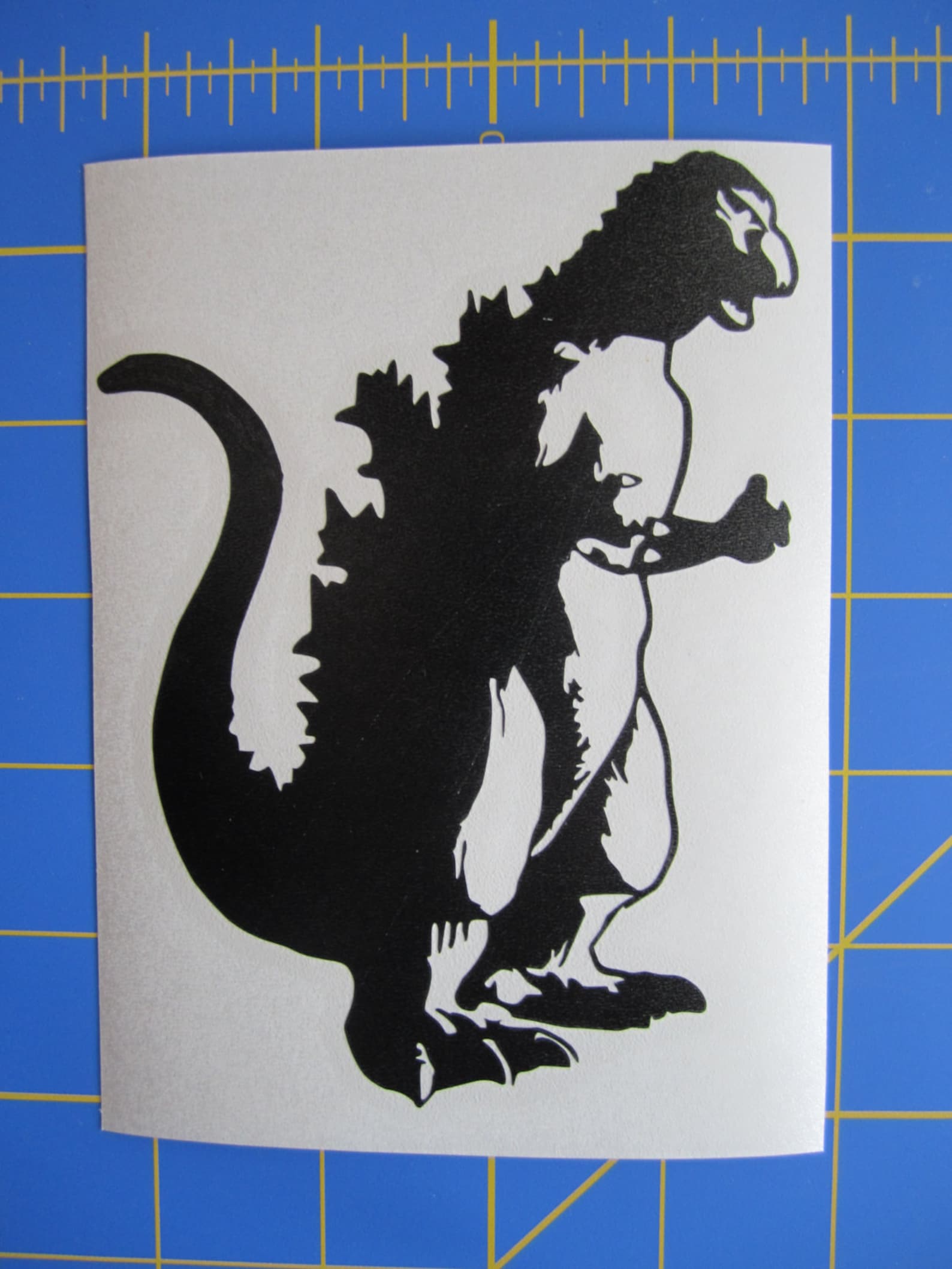 Godzilla 60s Decal/sticker 4X5 - Etsy