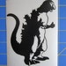 Godzilla Gojira Vertical Text Decal/sticker 1.3x3.5 or 2.6x7 - Etsy