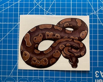 Passenger Pals Ball Python Decal - Etsy