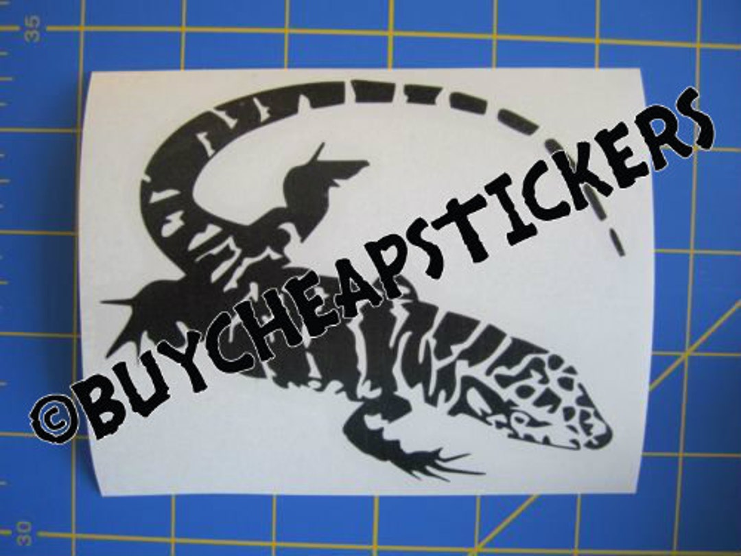 Tegu Lizard Decal/sticker - 4X5 - Etsy