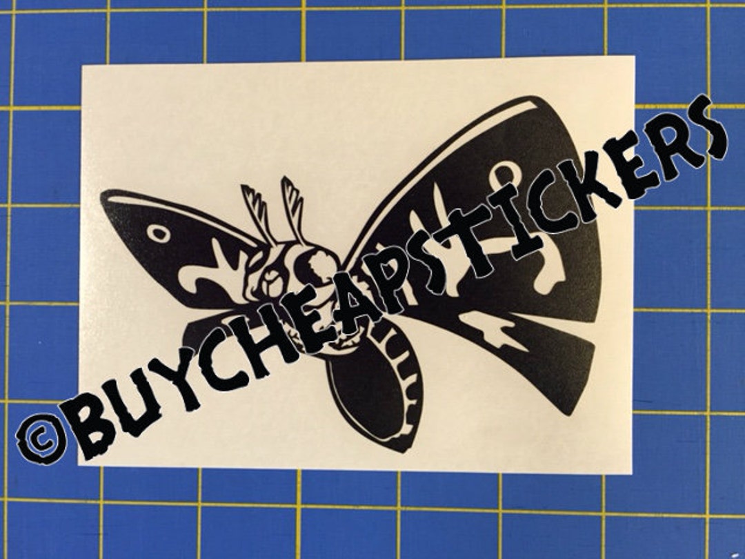 Mothra #2 (godzilla) Decal/sticker 3.5X5 - Etsy