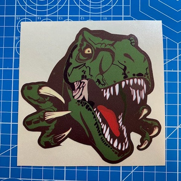 T Rex Decal - Etsy