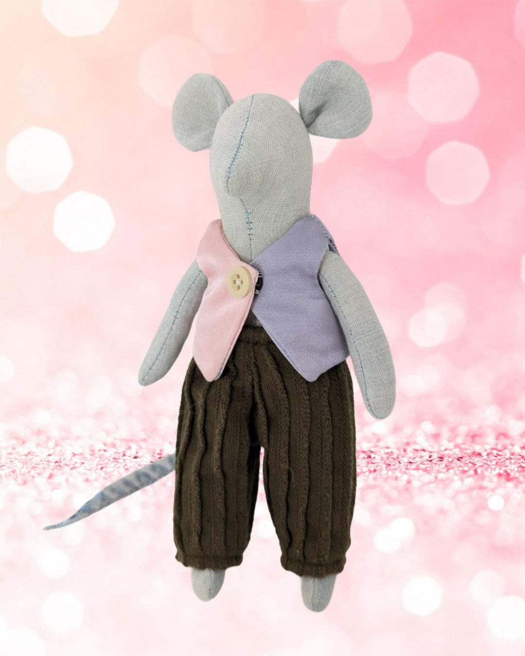 Small Mouse Ragdoll Plush Toy With Two Outfits - Etsy