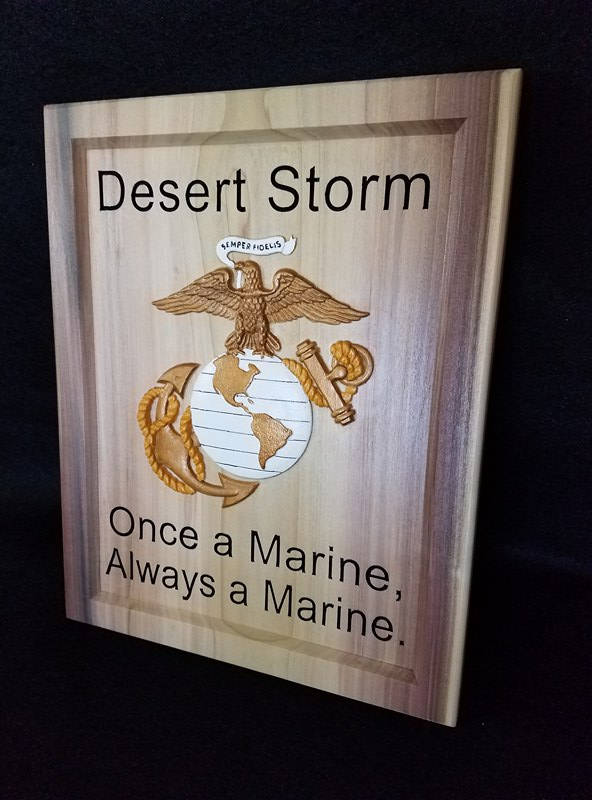 Wood Military Plaque - Custom Military Sign - Veteran Wall Hanging ...