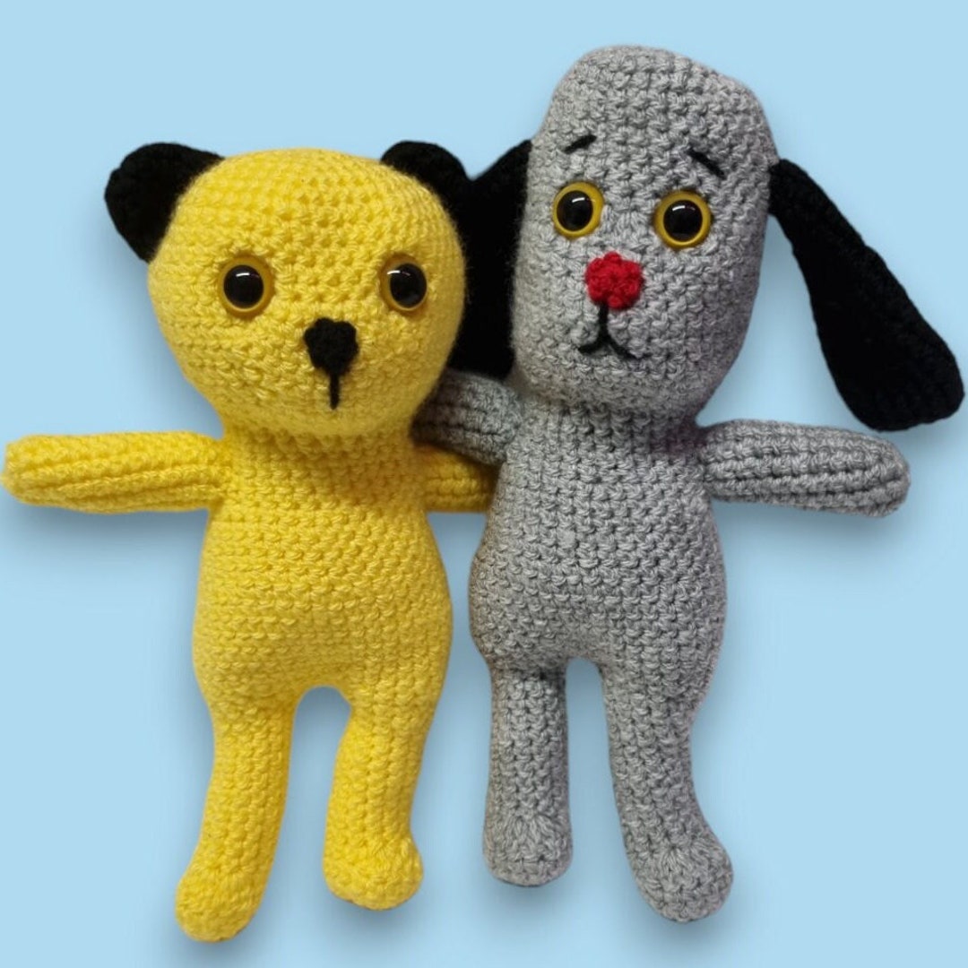 Sooty & Sweep Crochet Plush Toys - Etsy