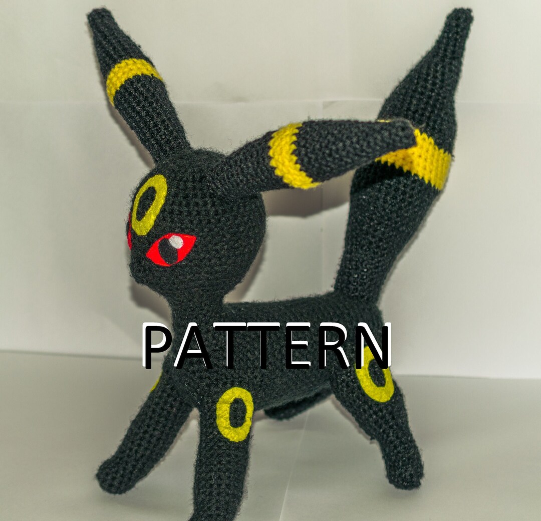Umbreon Crochet Pattern - Etsy UK