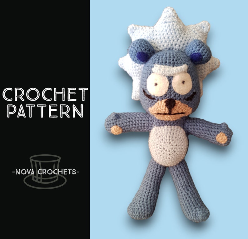 Teddy Rick Crochet Pattern - Etsy