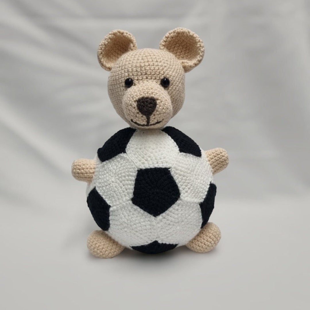 Crochet Football Teddy Bear - Etsy