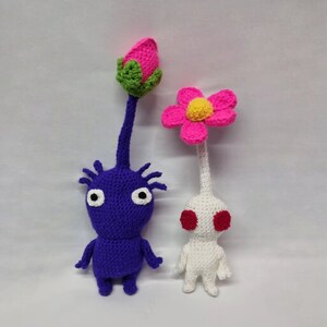 Purple & White Pikmin Crochet Pattern - Etsy
