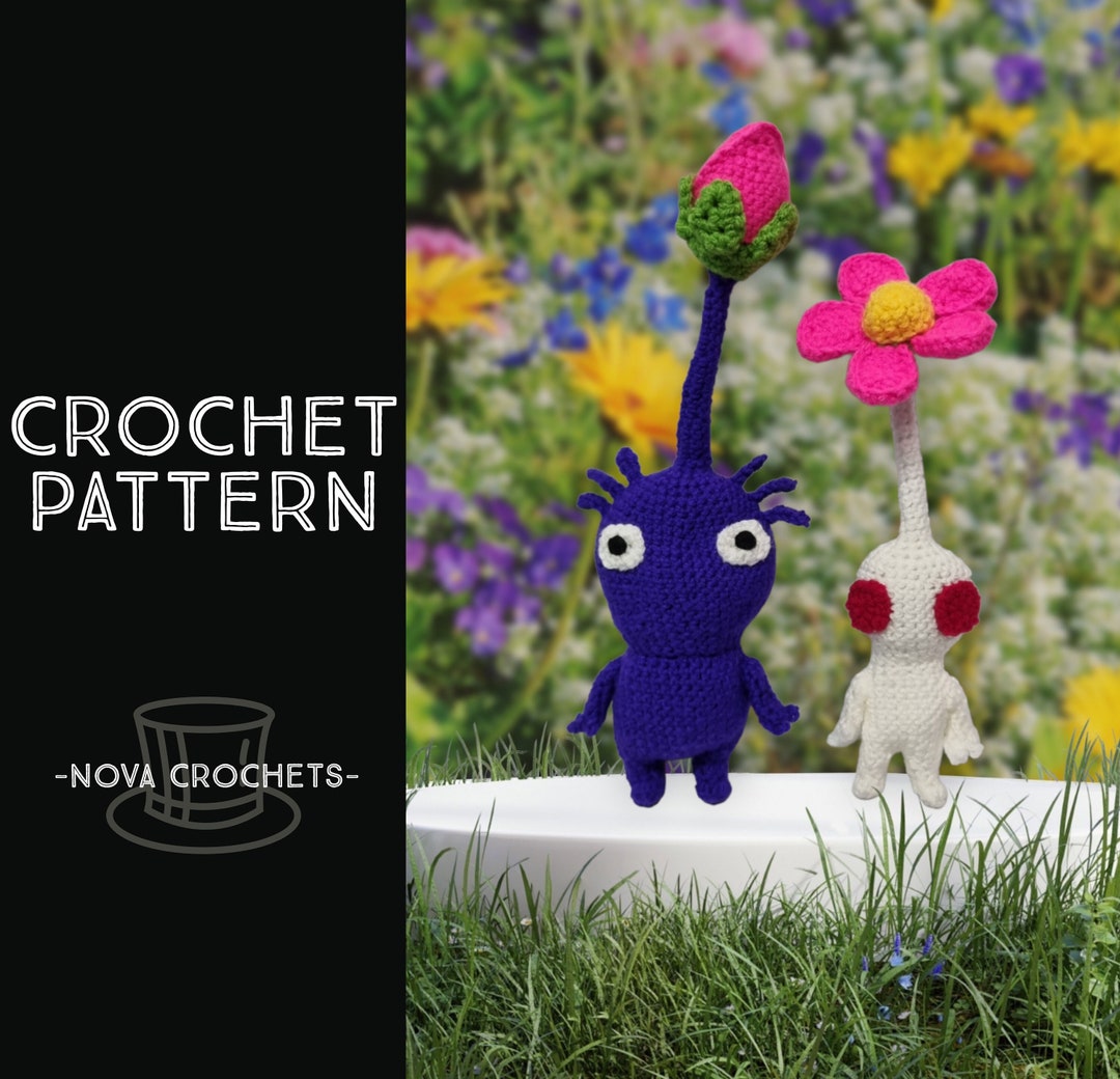 Purple & White Pikmin Crochet Pattern - Etsy