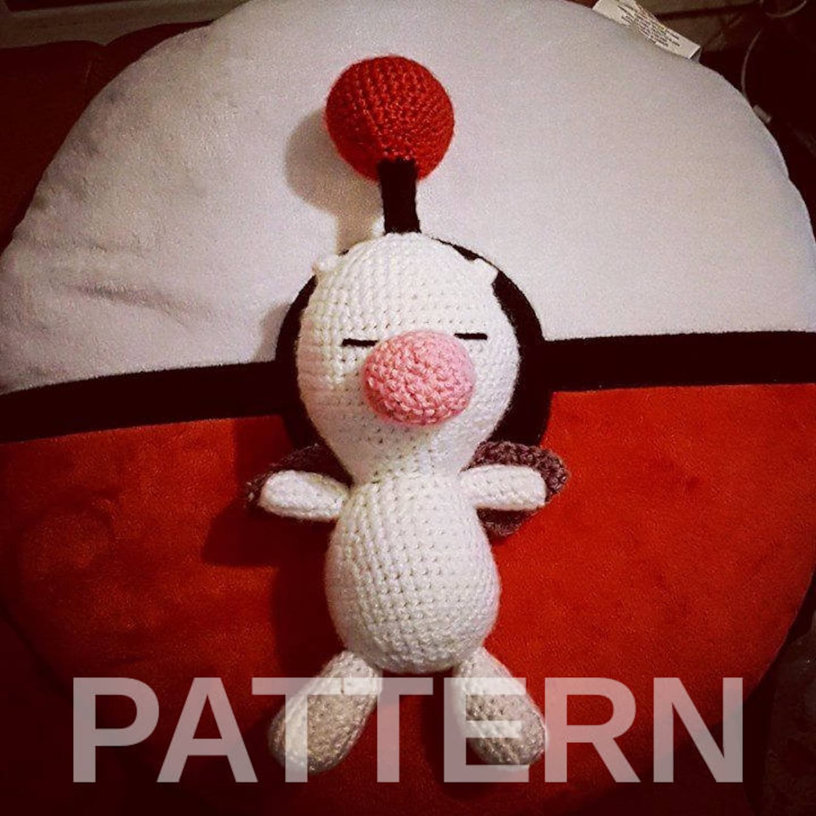 Moogle Crochet Pattern - Etsy