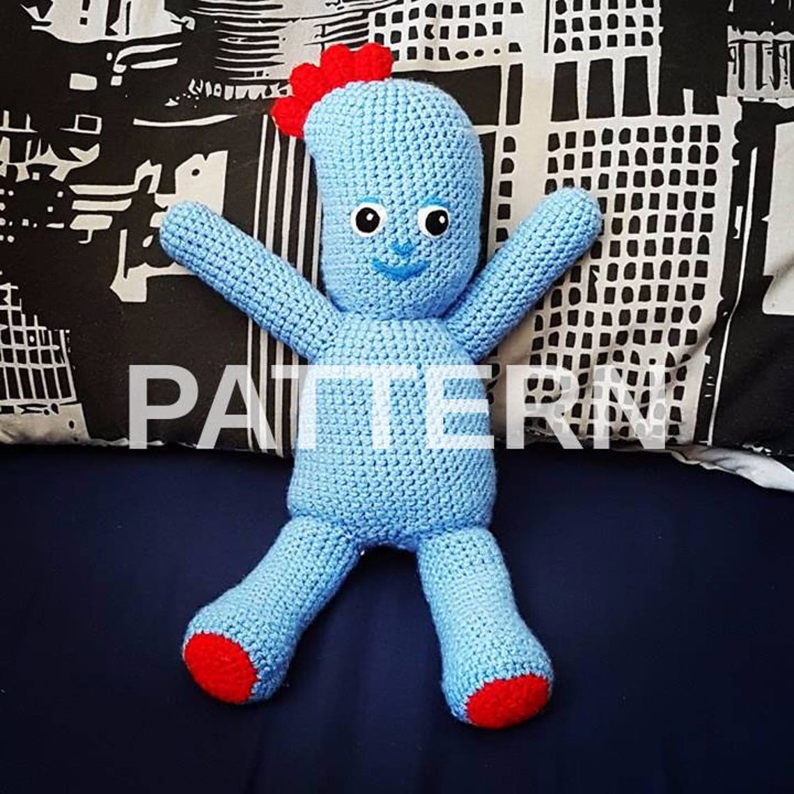 Iggle Piggle Crochet Pattern - Etsy Australia