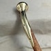 ONE 1 Hames Solid Brass Walking Stick Cane Handle Traditional 8 Long 3 ...
