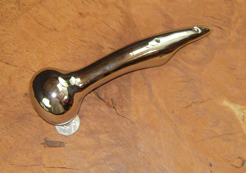 ONE (1) Hames Solid Brass Chromed Walking Stick Cane Handle Traditional ...