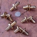 6 Solid Brass Cane Walking Stick Connector Couplers 1/2" X 13 Threads ...