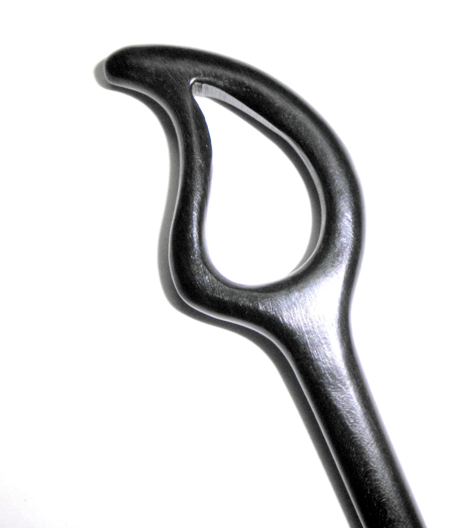 Ebony 7 3/4 Inch Long Handmade Black raindrop Hair - Etsy