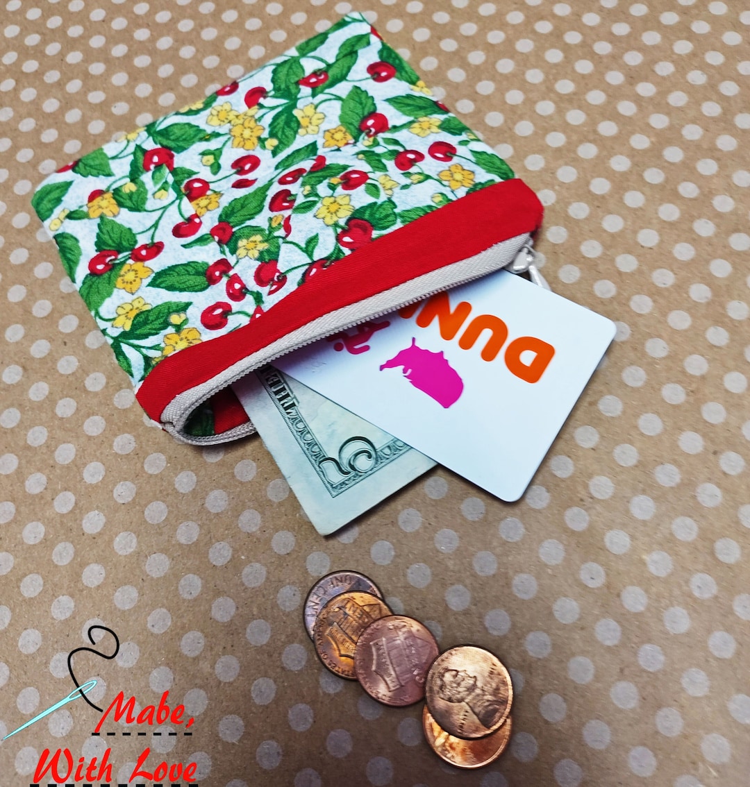 Red Cherry Coin Purse - Etsy