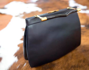 Rare Vintage Koret Monogram Genuine Calfskin Leather Clutch With Coin ...