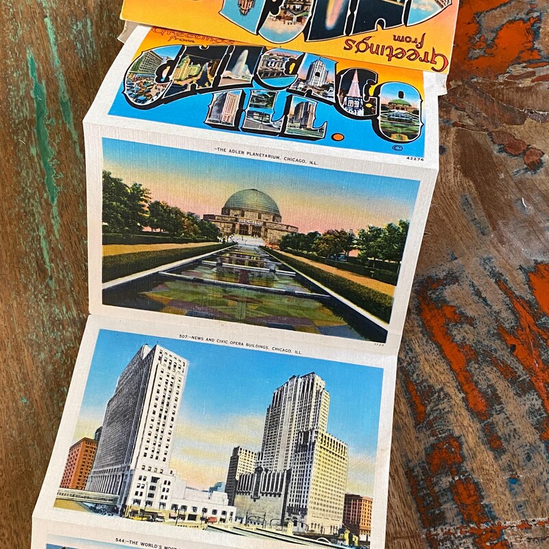 Postcard Folder - Etsy