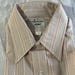 Vintage Mens 70s Big Collar SHIRT Stripe 16 Geek Chic ARROW - Etsy