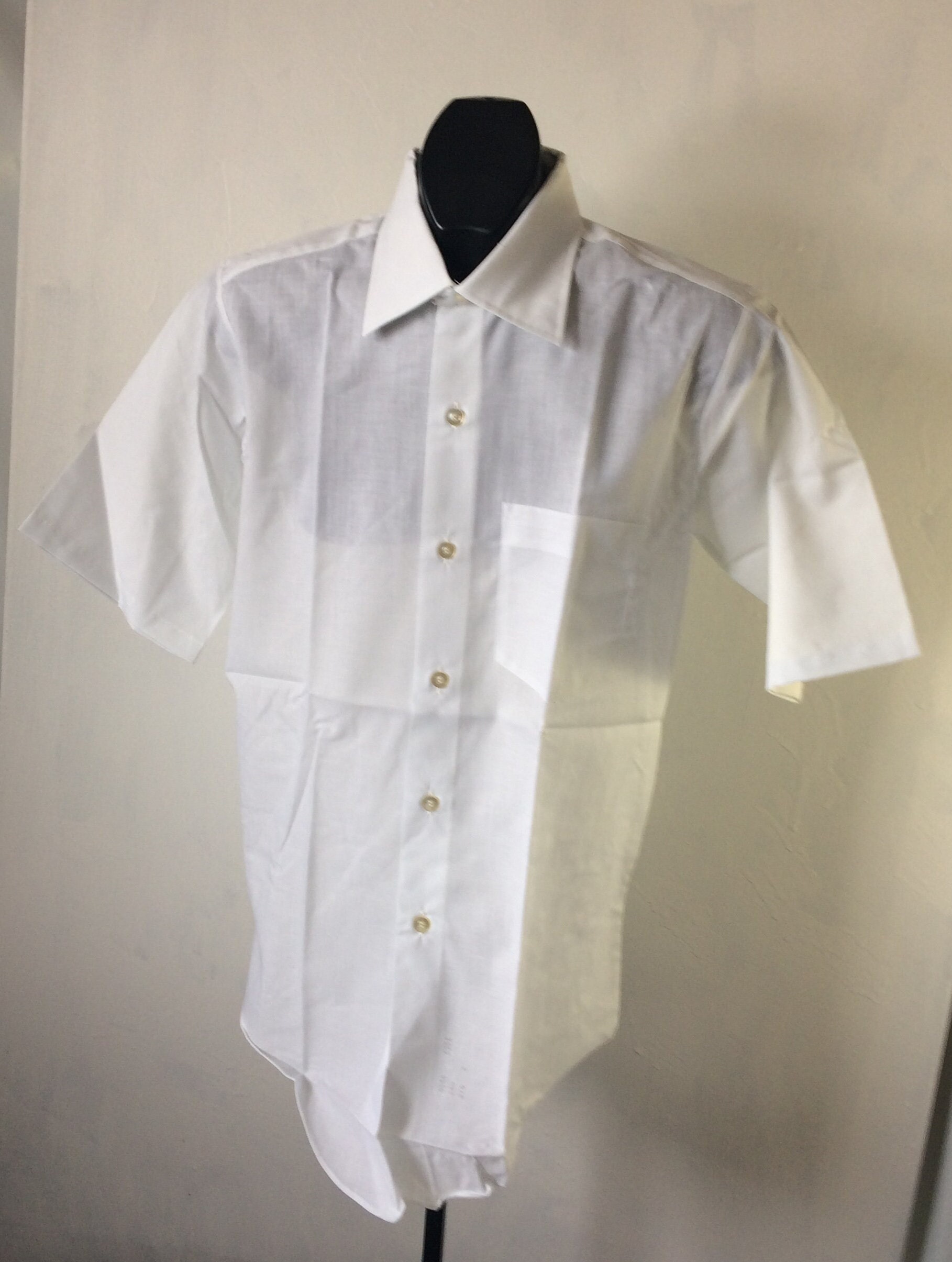 Vintage Mens 70s Dress Shirt BIG Collar 14 1/2 A & S Geek Chic - Etsy