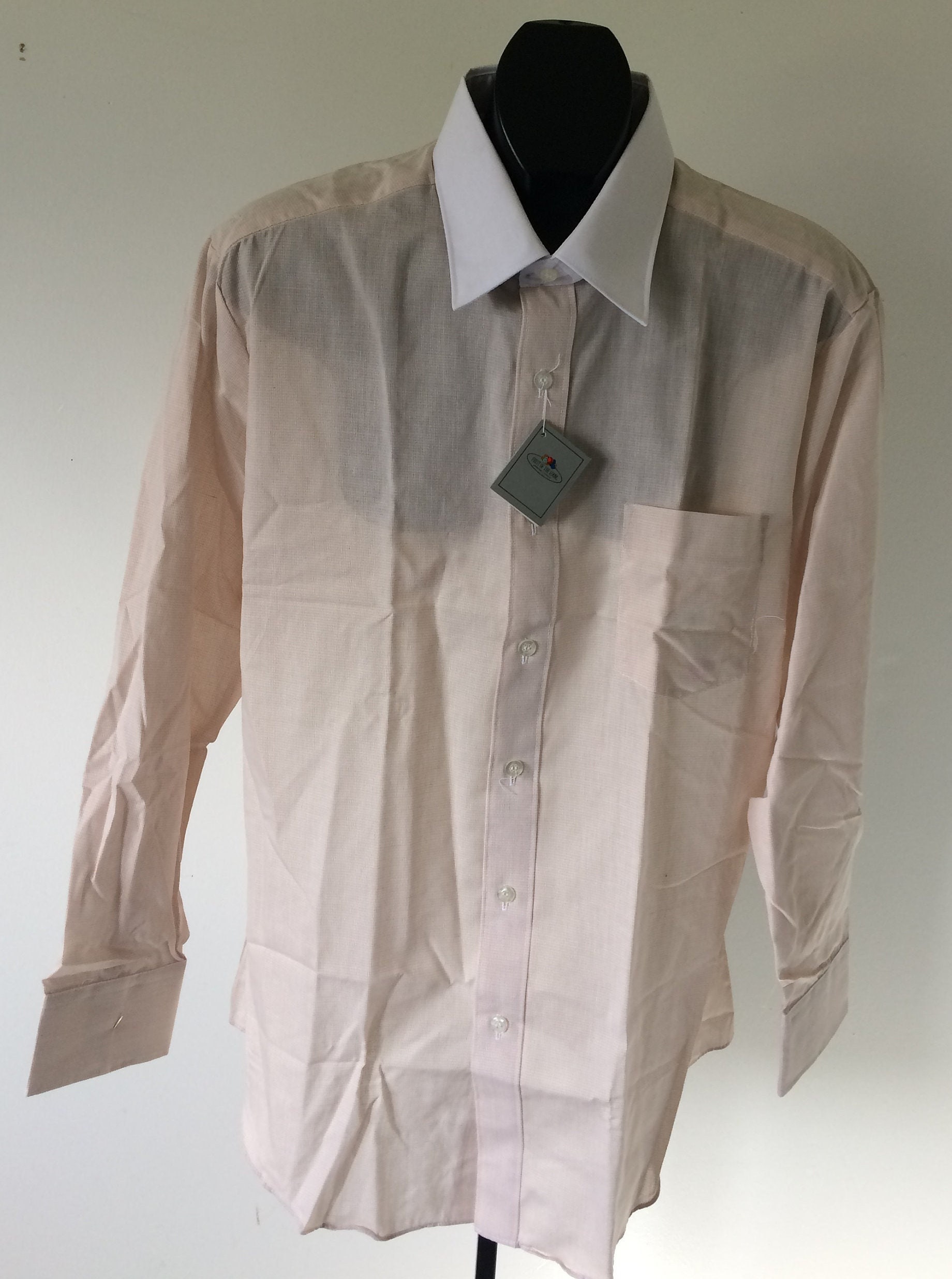 Vintage Mens 70s White Collar Banker Shirt 16 FRUIT of the LOOM - Etsy