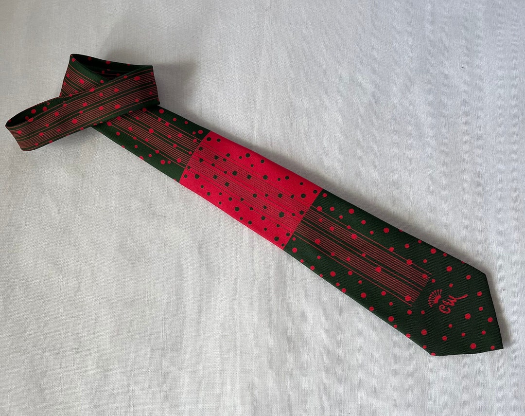 Vintage Countess Mara Silk Necktie Polka Dot Stripe Nos Deadstock - Etsy
