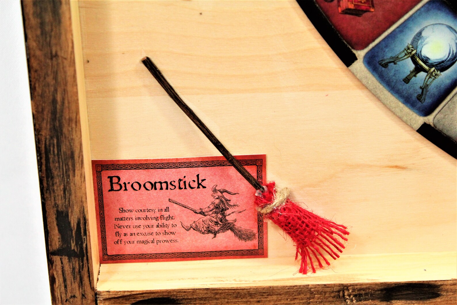 Wizard Storage Box Air Element Wizard Wand Wood Box Spells | Etsy