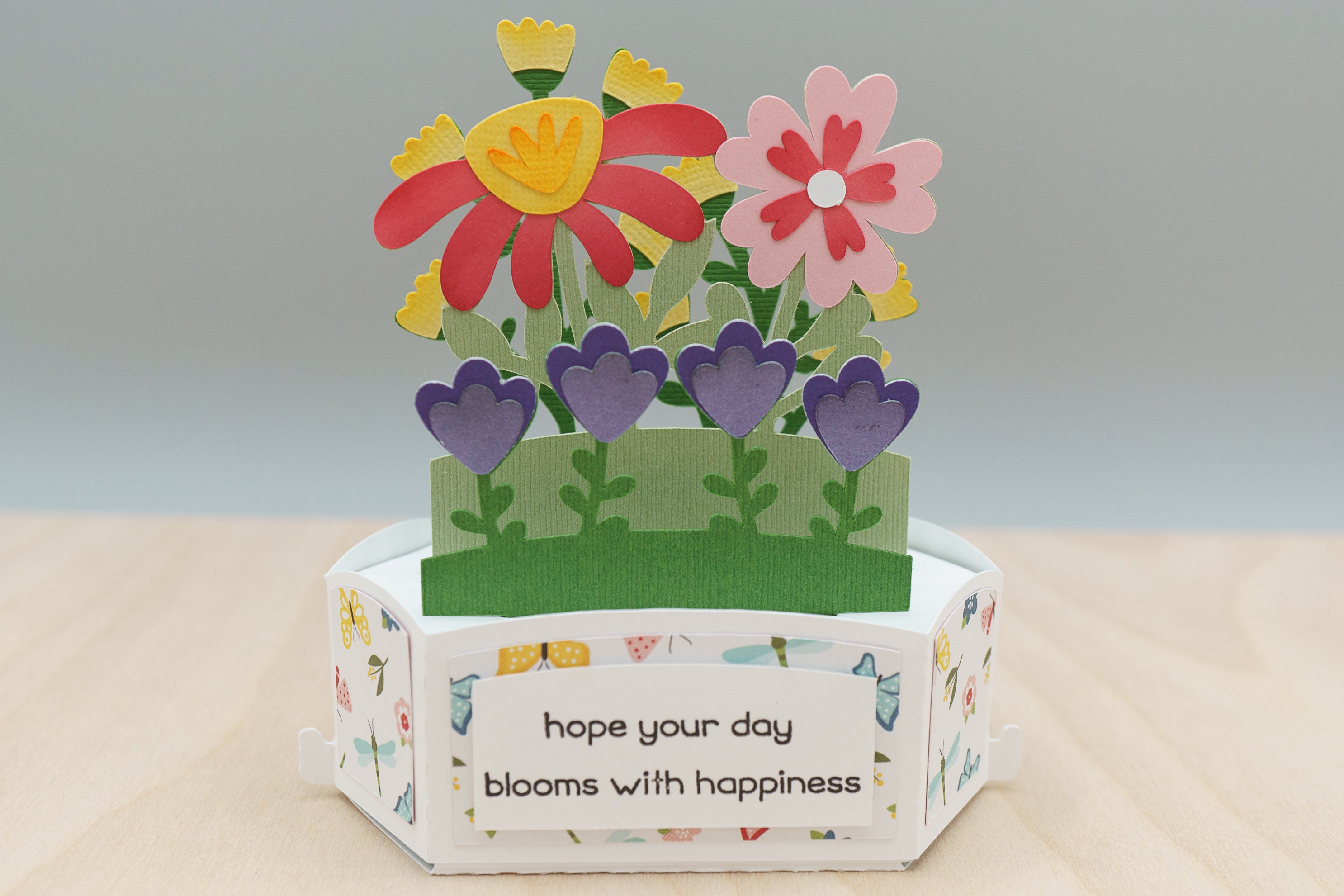 Flowery Birthday 3D Card 3D Card Flowers - Etsy