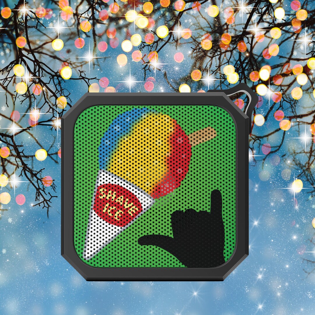 Shave Ice and Shaka Bluetooth Mini Waterproof Speaker - Etsy