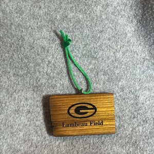 Green Bay Packers Christmas Ornament Made From Lambeau Field Original ...