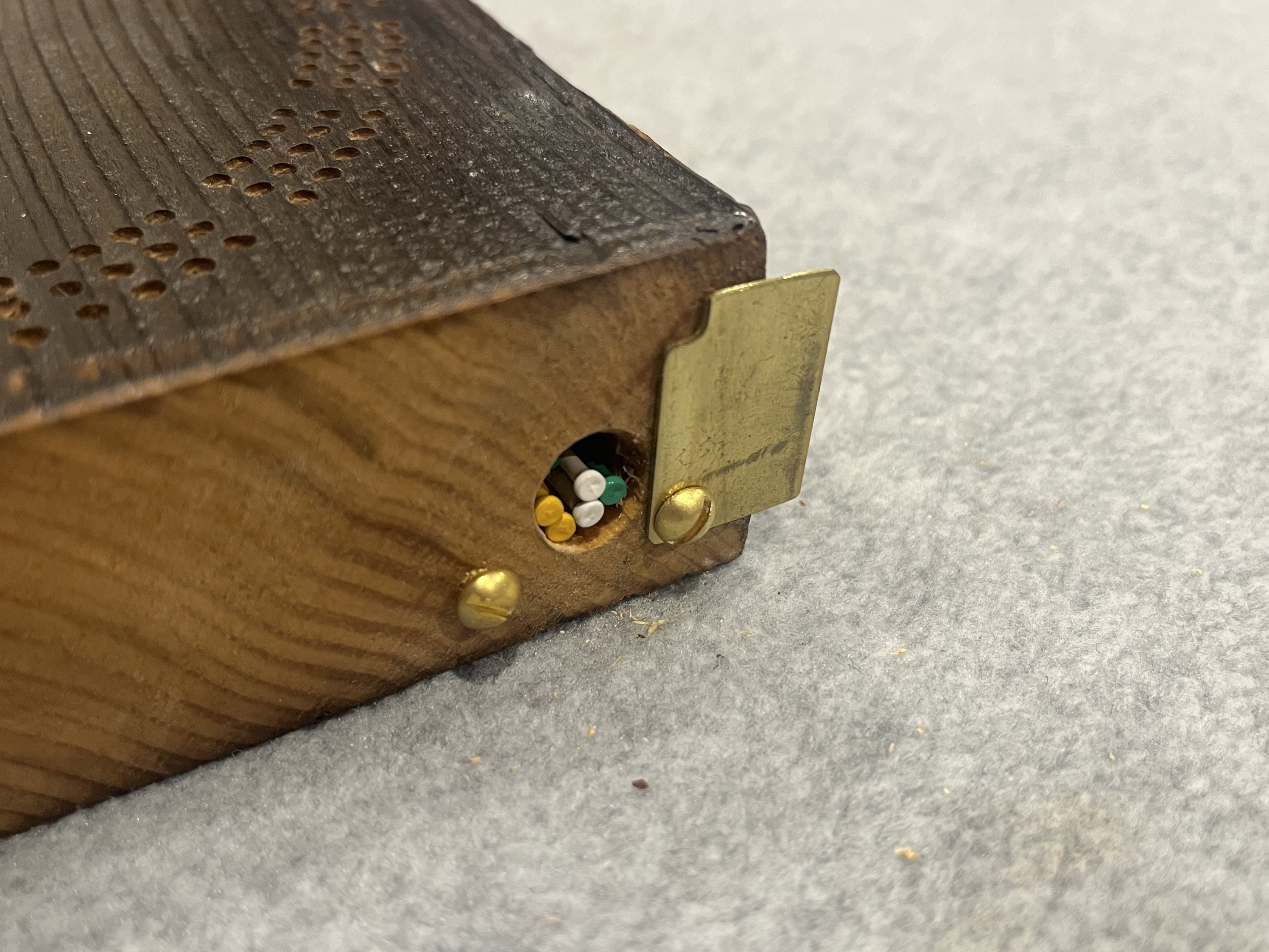 Green Bay Packers Cribbage Board Made From Lambeau Field Original ...