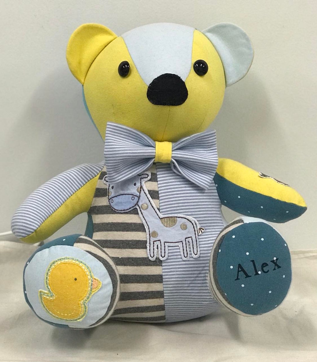 Custom Made Memory Bear, Keepsake, Remembrance Bear - Etsy