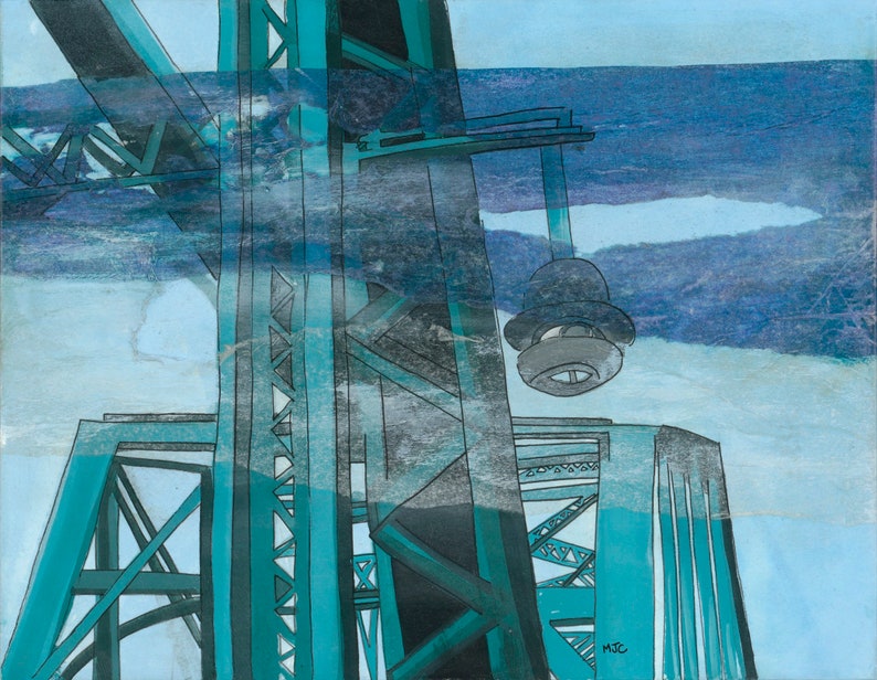 Chattanooga Walnut Street Bridge Print, Chattanooga Art Print ...