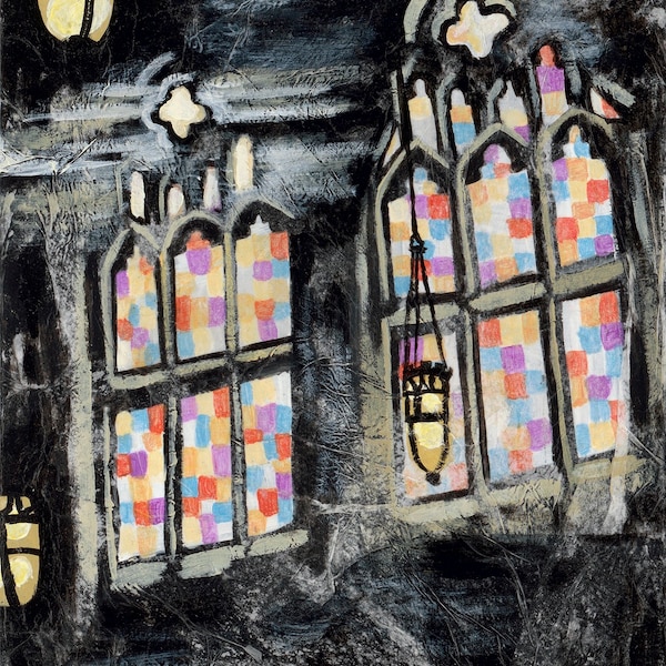Glass Chapel Painting - Etsy