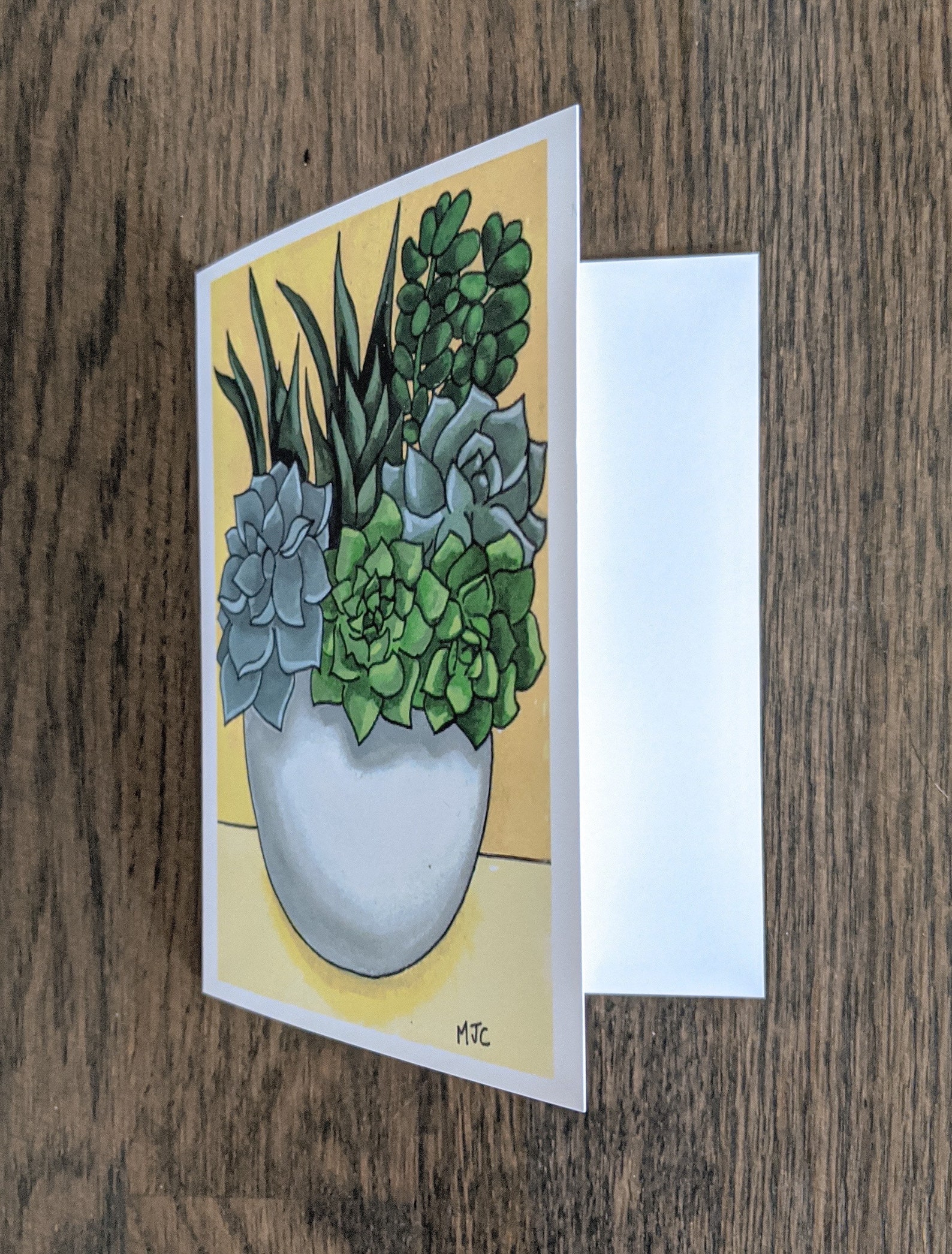Succulent Notecard, Artwork Notecards, Any Occassion Notecards ...