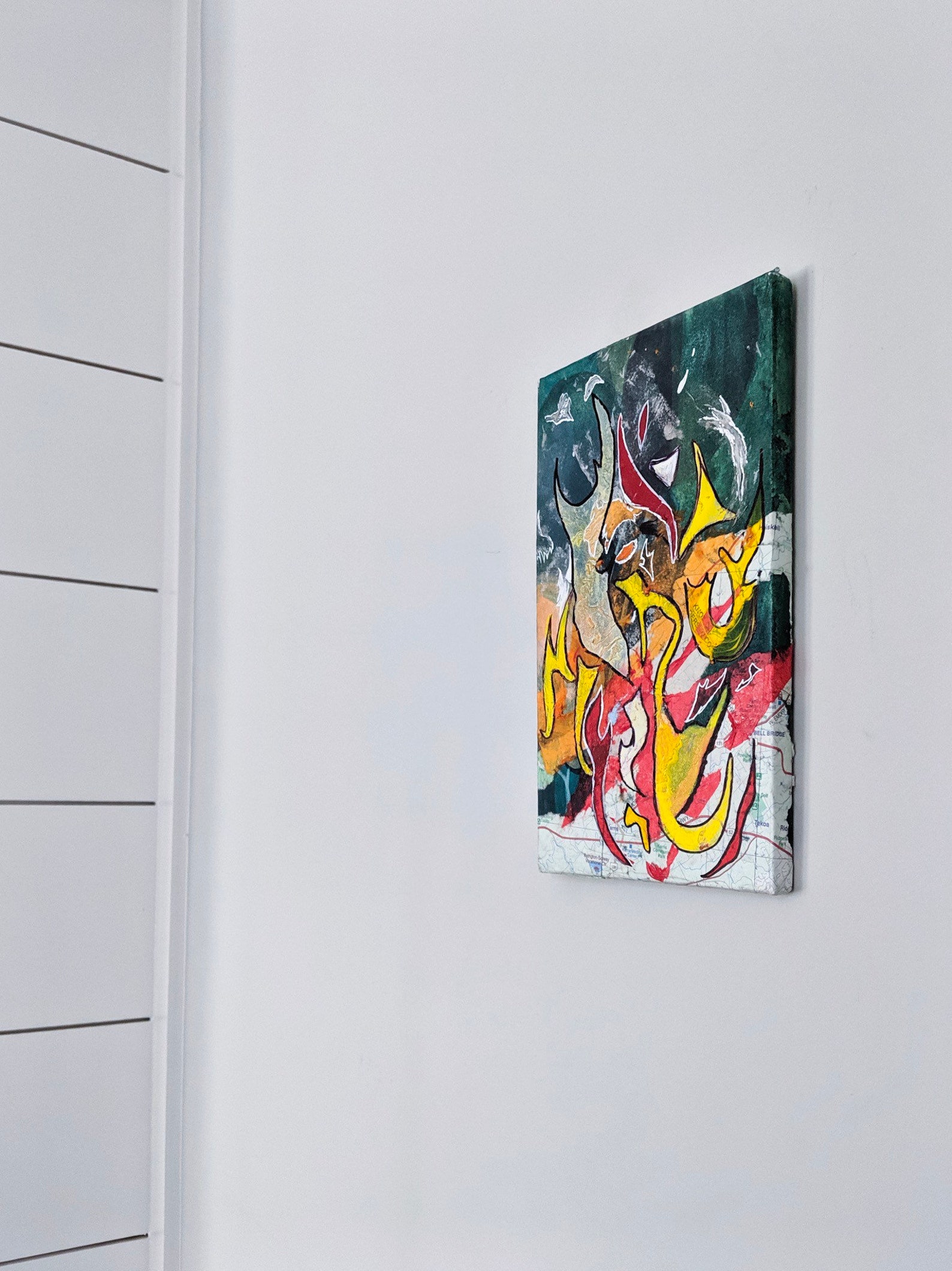 Abstract Original Painting, Small Abstract Painting, Abstract Wall Art ...