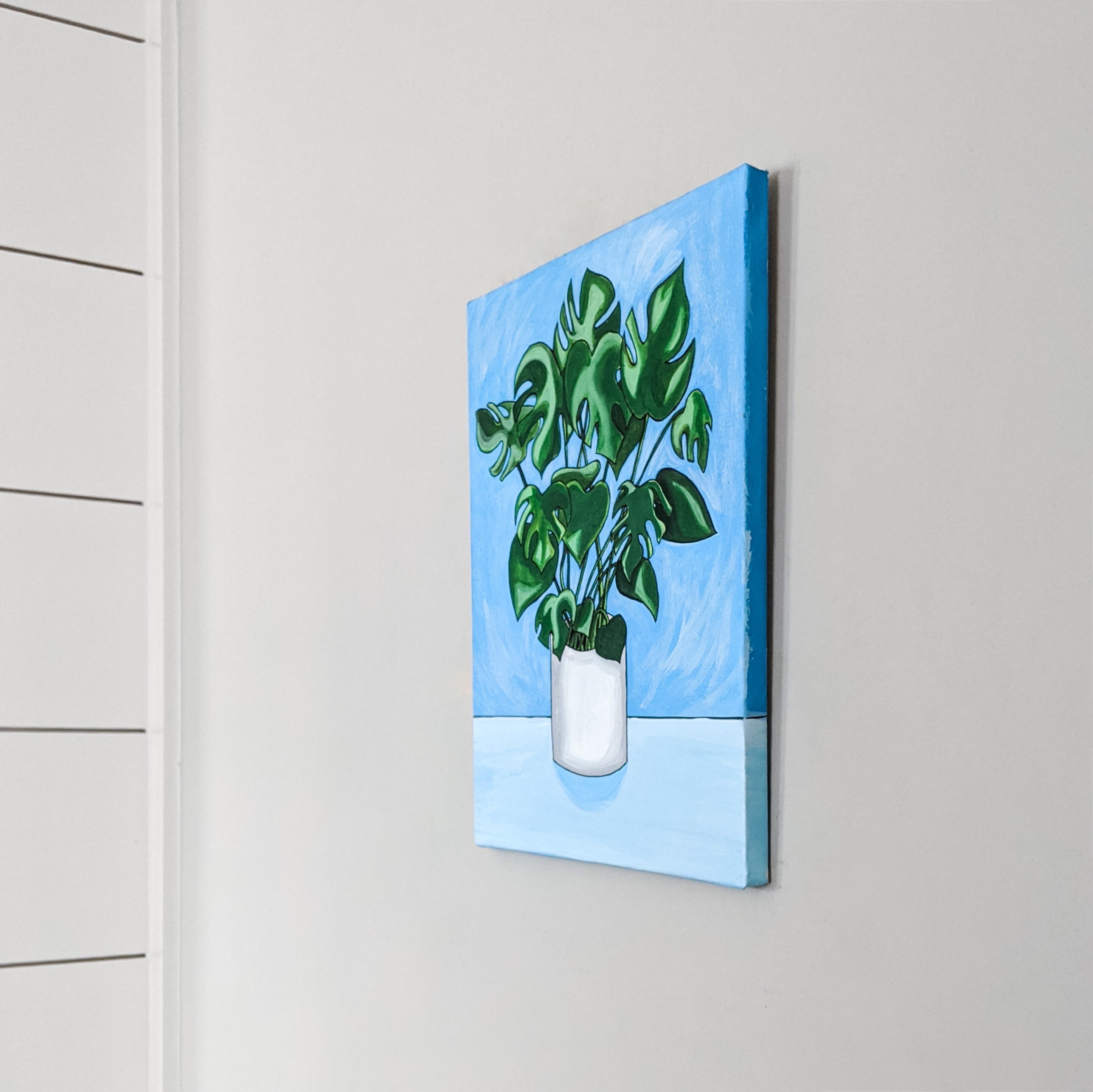 Original Watercolor Monstera Painting, Monstera Plant Painting ...