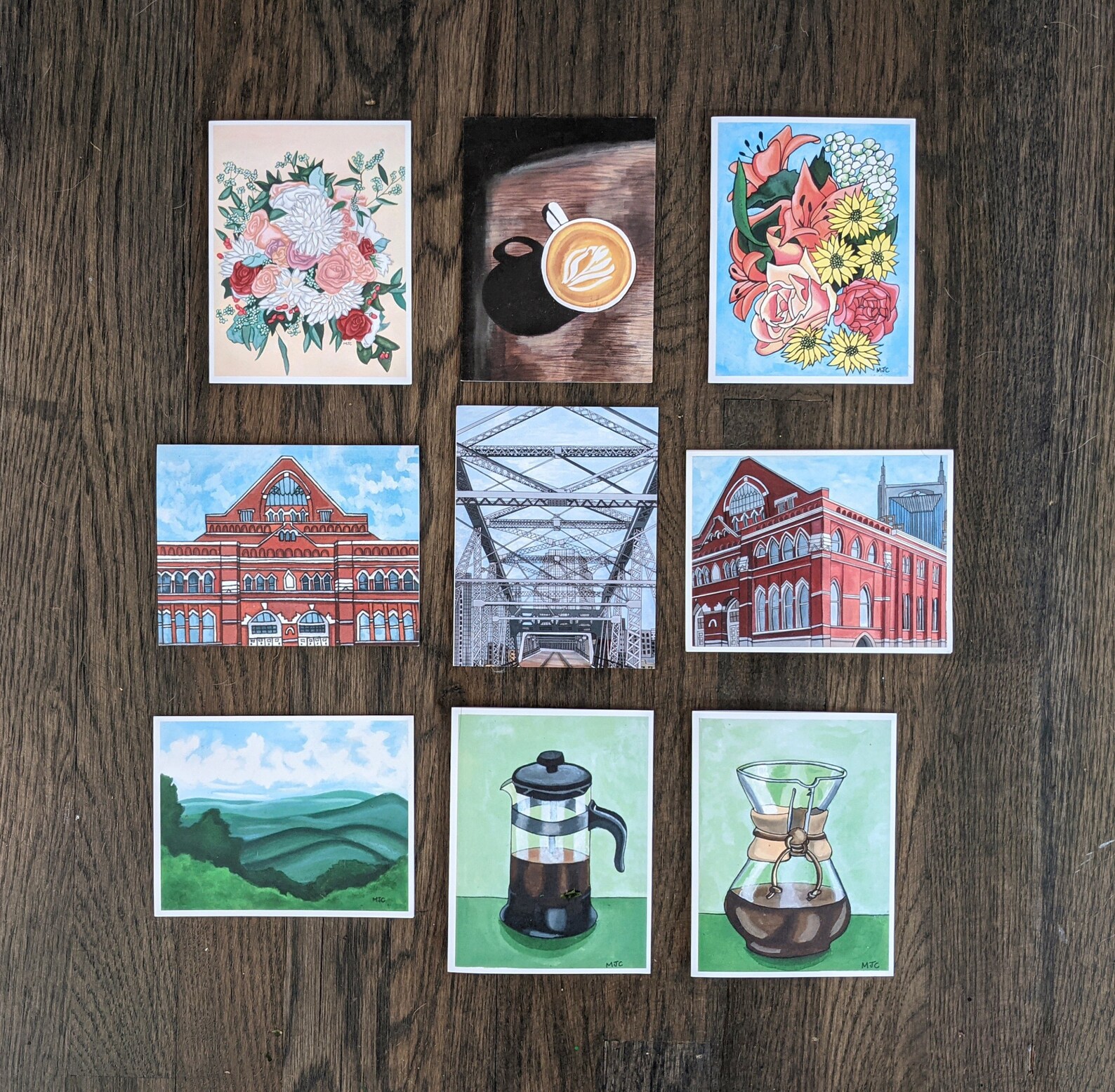 Mix and Match Cards, Blank Cards, Notecards Set, Notecards With ...